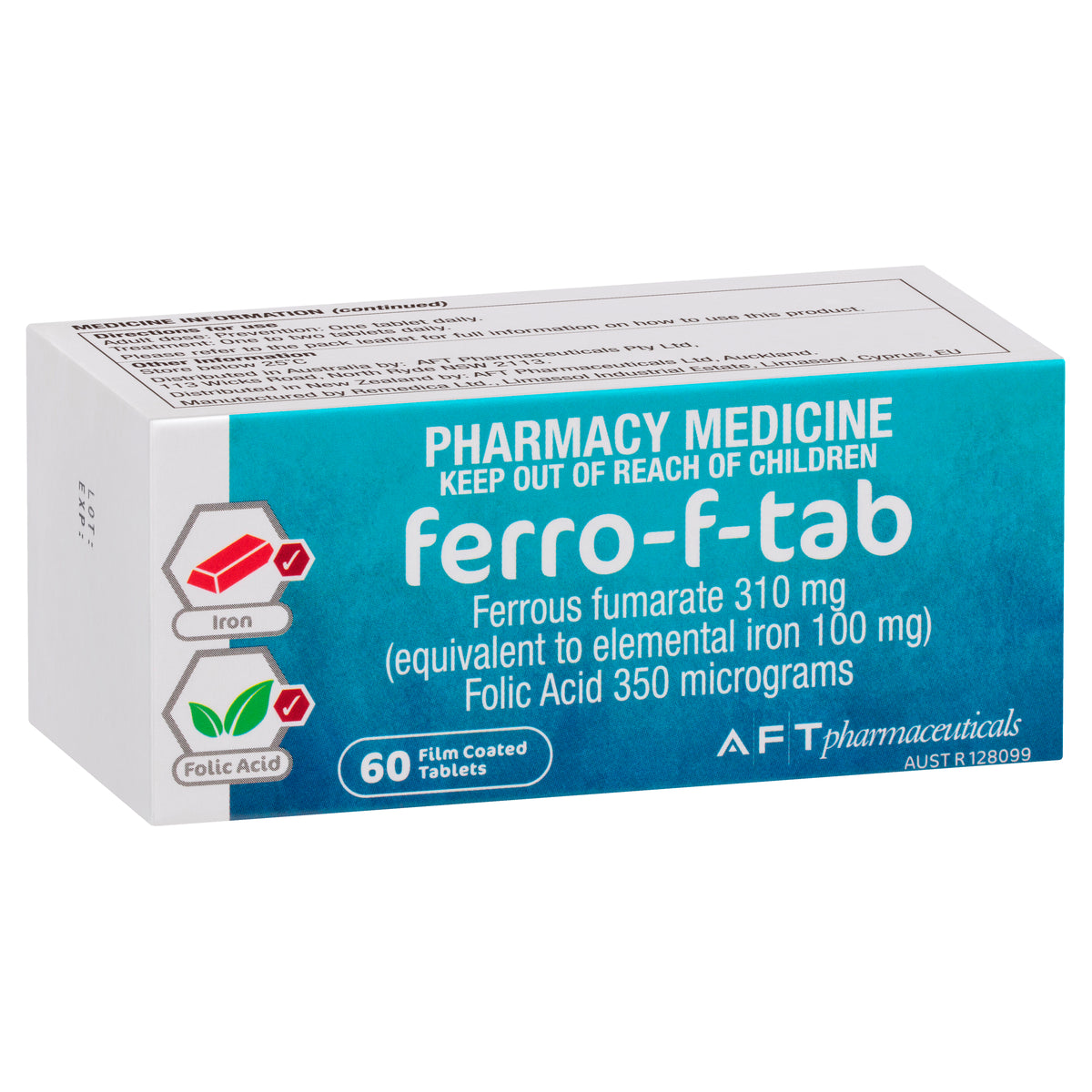 Ferro-f-Tab 60 tablets – Seutika Pharmacy
